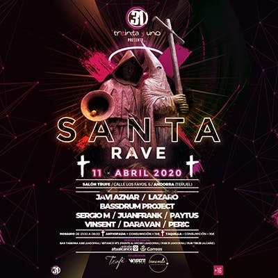Comprar entradas SANTA RAVE en Entradas a tu alcance