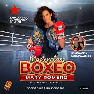 Comprar entradas 15/10/2022 - MASTERCLASS BOXEO MARY ROMERO en Entradas ...